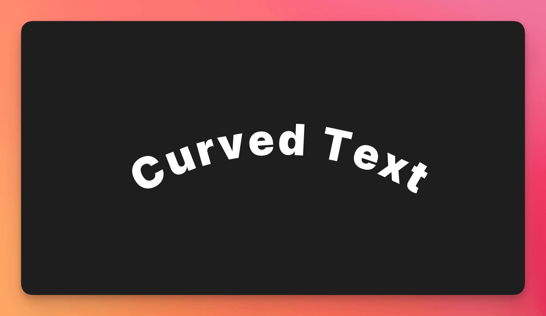 How to Curve Text in Figma